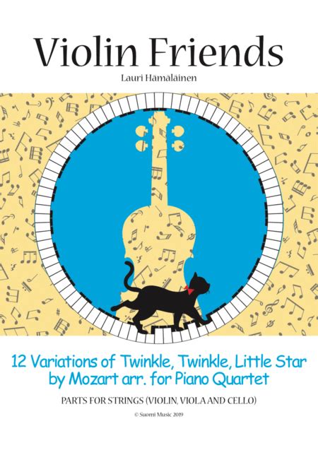 12 Variations On Twinkle Twinkle Little Star By Mozart Arr For Piano