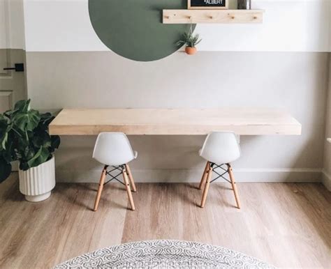 Floating Desk Free Woodworking Plan Com