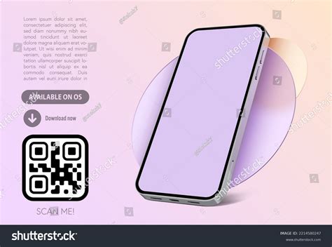 Qr Code Scan Me Template Smartphone Stock Vector Royalty Free 2214580247 Shutterstock