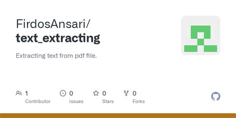 Github Firdosansaritextextracting Extracting Text From Pdf File