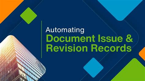 Automating Document Issue And Revision Records With Ideate Software