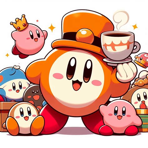 かわいいカービィのイラスト