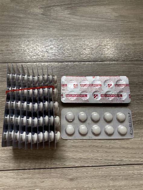 Vitamins B1 100mg B6 200mg B12 200mcg Tablets Health