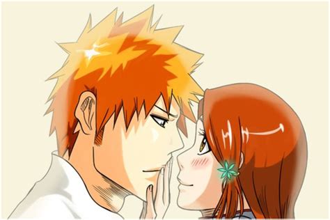 Bleach 10 Lovely Ichigo And Orihime Fan Art You Have To See
