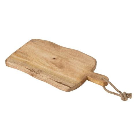 Planche à Découper Rectangle Bois 50cm Naturel Truffaut
