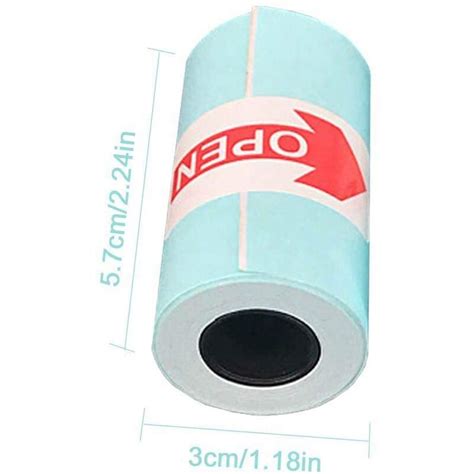 36 롤 스티커 감열지 57mm X 30mm Paperang 프린터 금전 등록기 Pos 영수증 용 자기 접착 성 열전 사 프린터