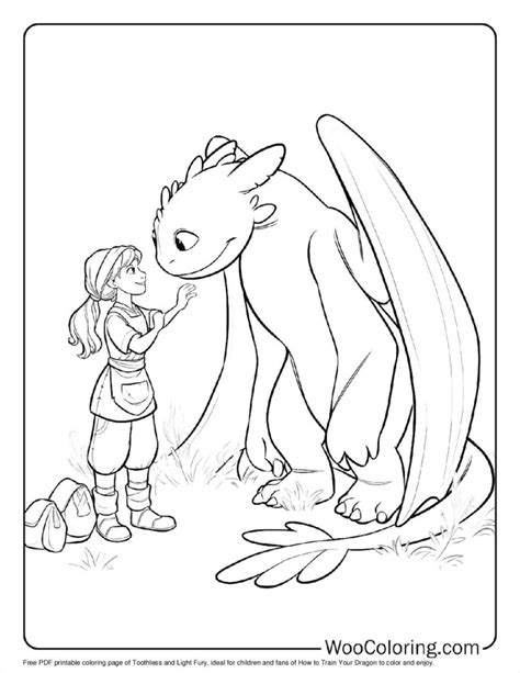Toothless Light Fury Coloring Pages A Guided Journey Of Creativity