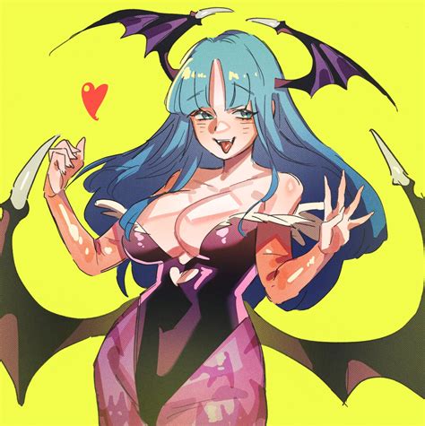 Morrigan Aensland Darkstalkers Drawn By Luciomigusu Danbooru