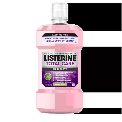 Listerine® On The Go Cool Mint® Alcohol Free Mouthwash Packets Listerine®