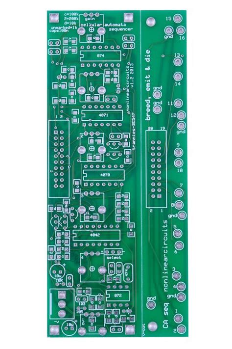 Cellular Automata 4u Sequencer Pcb Nonlinear Circuits Modular Addict Synth Diy