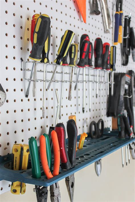 One Stop Workshop Diy Mobile Workbench Pegboard Organization