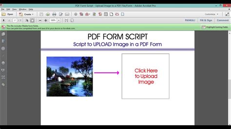 upload image in pdf adobe pdf script to insert image in pdf form javascript to insert image