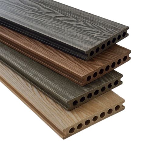 Deck WPC Semisólido Veteado Roble m2 deckroll