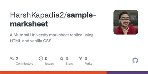 Github Harshkapadia2sample Marksheet A Mumbai University Marksheet
