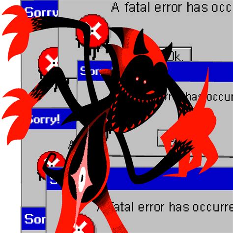 Fatal Error Sonic By Xxd Awmuwu On Deviantart