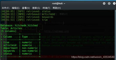 Kali下sqlmaps的简单使用kali里面怎样看sql Csdn博客 Kali下sqlmaps的简单使用kali里面怎样看sql Csdn博客