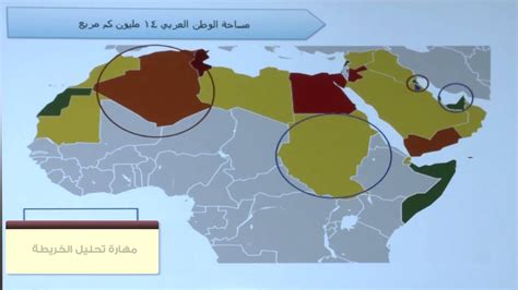 الجغرافيا الصف الثانى عشر الموقع الجغرافى للوطن العربى Youtube