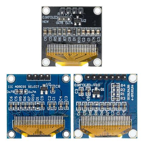 Mô Đun Màn Hình Oled 0 96 Spi Iic I2c Trắng Xanh Dương Vàng Xanh Dương 0 96 Inch Oled 128x64