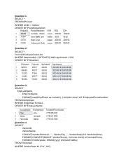 SQL Queries For Data Analysis In A Business Setting Course Hero