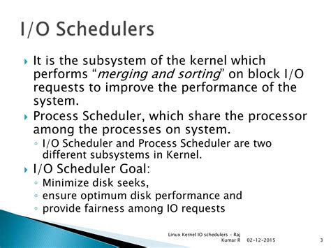 Linux Kernel Io Schedulers Pptx