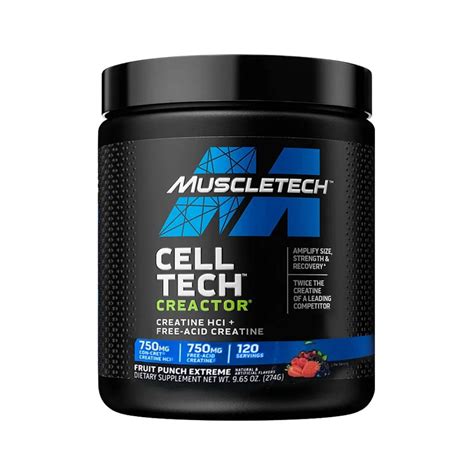 Muscletech Cell Tech Creator Creatina Hci 274g Glowly Chile