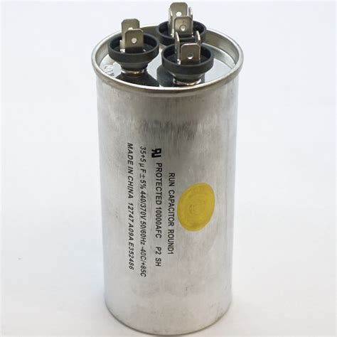 Dual Run Capacitor Round 35 5 Mfd 440 Volt Cd35 5x440r