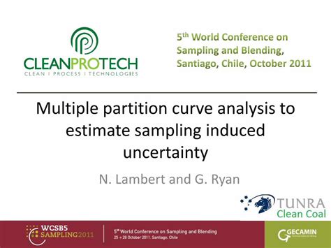 Pdf Multiple Partition Curve Analysis To Estimate Sampling