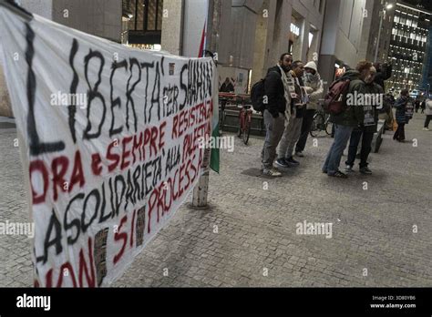 Milan Solidarity Rally For Mohamed Shahin Imam Of The Omar Ibn Al