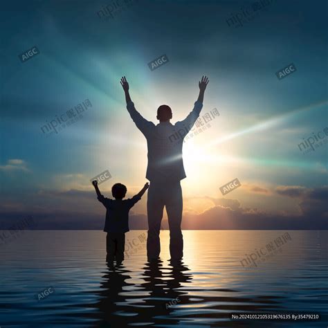 Ai创作图父情节背景 父亲节合成海报 父情节剪影 剪影父亲节海报 父爱无边背景父爱如山 父爱图片 父亲背景父子背景 幸福家庭父爱母爱 父亲节