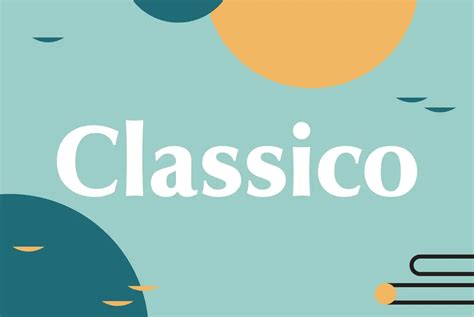 Classico Font Youworkforthem