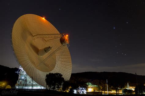 Canis Major And A 70 Meter Antenna From Nasa Deep Space Network Astrophotography By Miguel Claro
