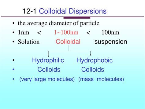 PPT Chapter Twelve Colloidal System And Surface Phenomena PowerPoint Presentation ID 6151423