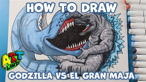 How To Draw Godzilla Vs El Gran Maja Youtube