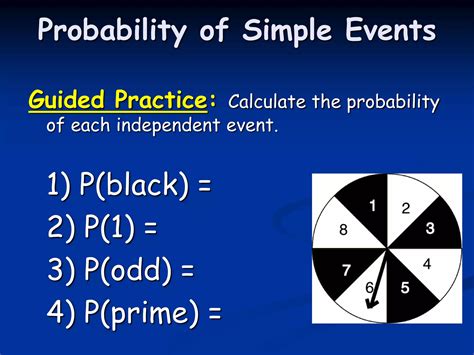 Probability Of Simple Events Ppt