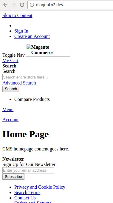 Nginx Fresh Magento 2 Installation Only Shows Html Content Without Styling Stack Overflow