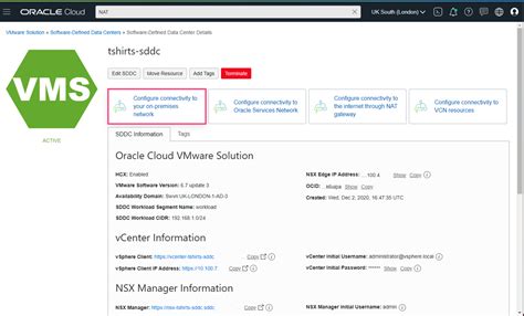 Getting Started With Oracle Cloud Vmware Solution Ocvs Connecting To An On Premises