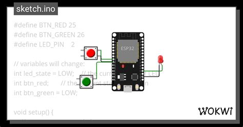 Test Bài 1 Wokwi Esp32 Stm32 Arduino Simulator