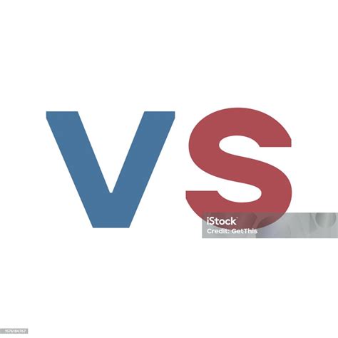 Vs 대 문자 아이콘 벡터 그림입니다 대 로고 픽토그램 게임 전투 및 스포츠 대결 반대 웹 광고 배너에 대한 흰색에 평면 격리