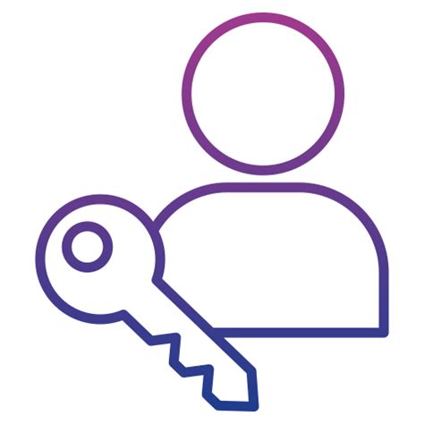 Permission Generic Gradient Outline Icon