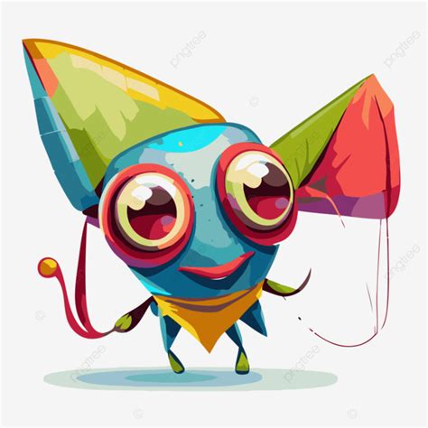 연을 날리다 벡터 스티커 클립 아트 만화 작은 작은 물고기 생물 화려한 들고 연 상표 클립 아트 Png 일러스트 및 벡터 에 대한 무료 다운로드 Pngtree