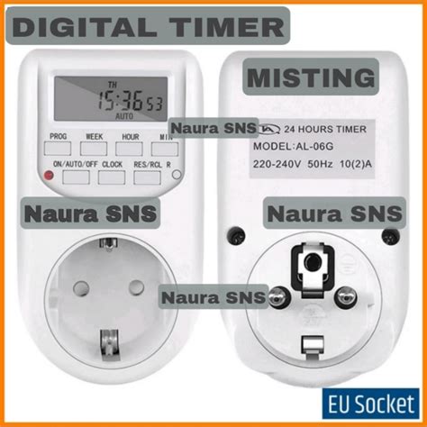 Program Digital Timer Switch Stop Kontak 16 Program On Of Timer Stop