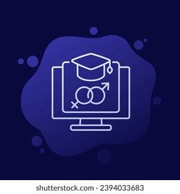 Sex Education Icon Line Design Stock Vector Royalty Free Shutterstock