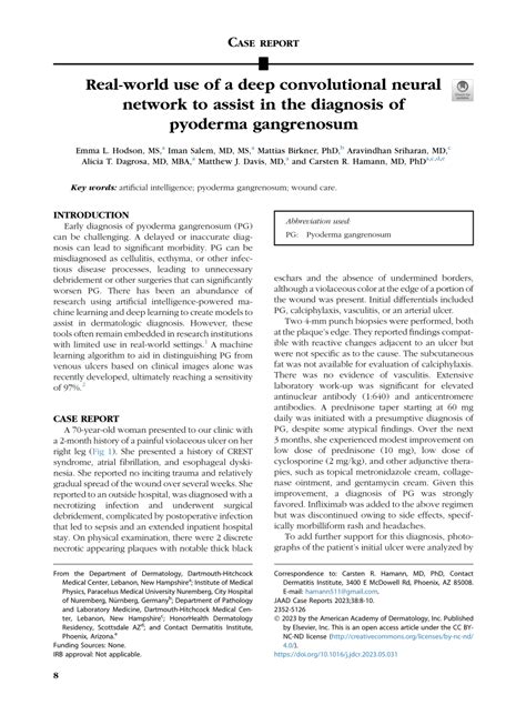 Pdf Real World Use Of A Deep Convolutional Neural Network To Assist In The Diagnosis Of