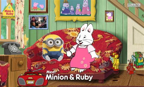 Minion And Ruby Are Sitting Cute In Living Room By Johnathajones On