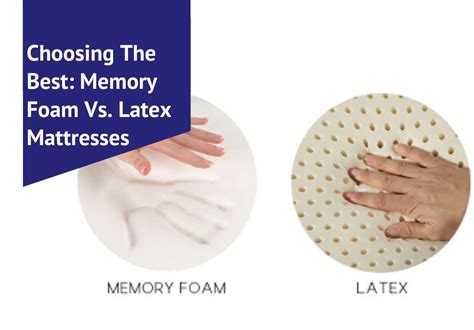 Choosing The Best Memory Foam Vs Latex Mattresses Voonky