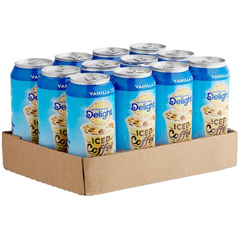 International Delight Vanilla Iced Coffee Cans 12case