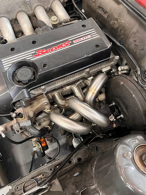 Ak 3sge Beams To E30 Ram Horn Style Headers Ak Integrated Autowerks