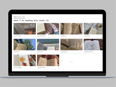 Notion Monthly Tbr Tracker Notion Reading Tracker Aesthetic Book Notion Template Aesthetic