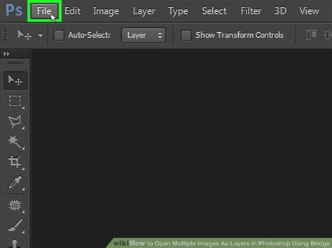 How To Open Multiple Images As Layers In Photoshop Using Bridge
