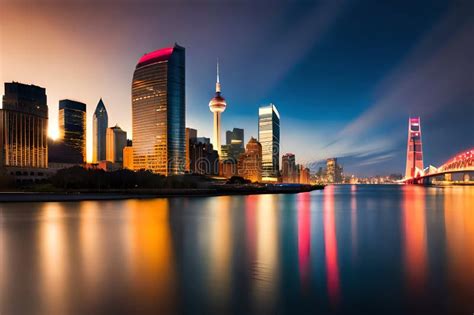 Blurry City Lights Background Generative Ai Stock Illustration Illustration Of Atmospheric